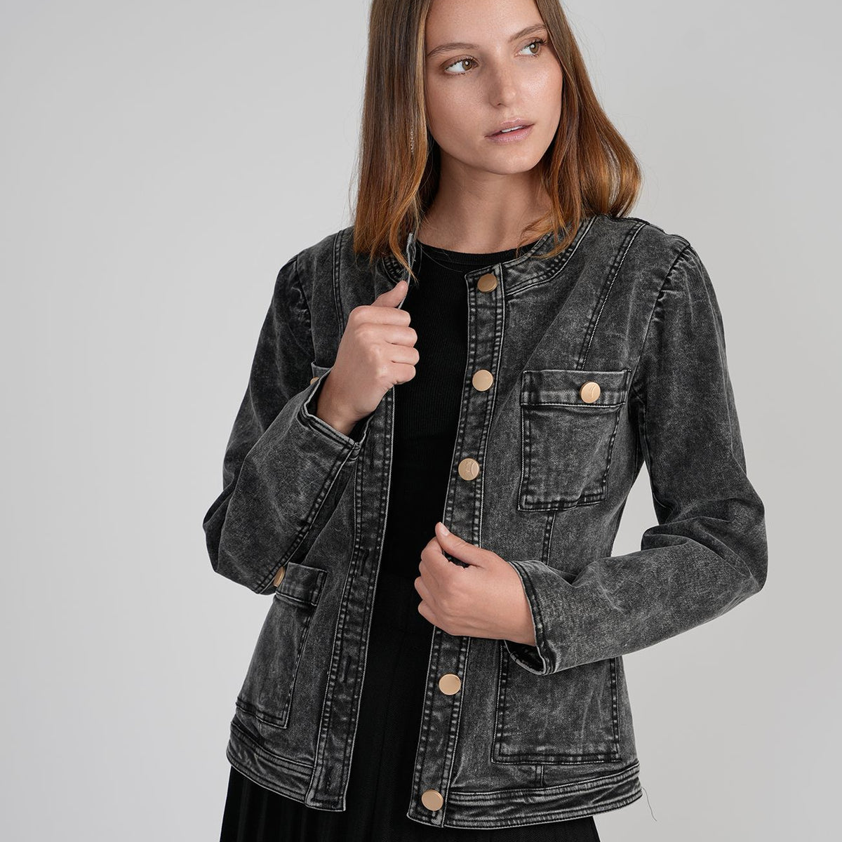 Bliss Acid Wash Jacket – Sheek